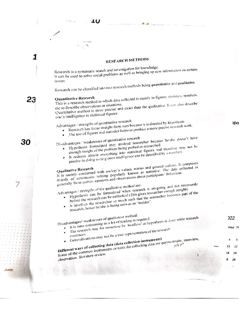Research Methods | PDF