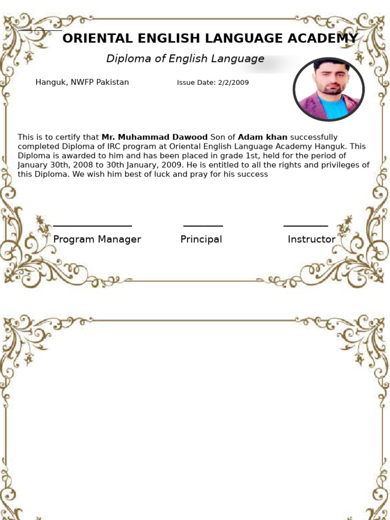 Oriental English Language Academy | PDF