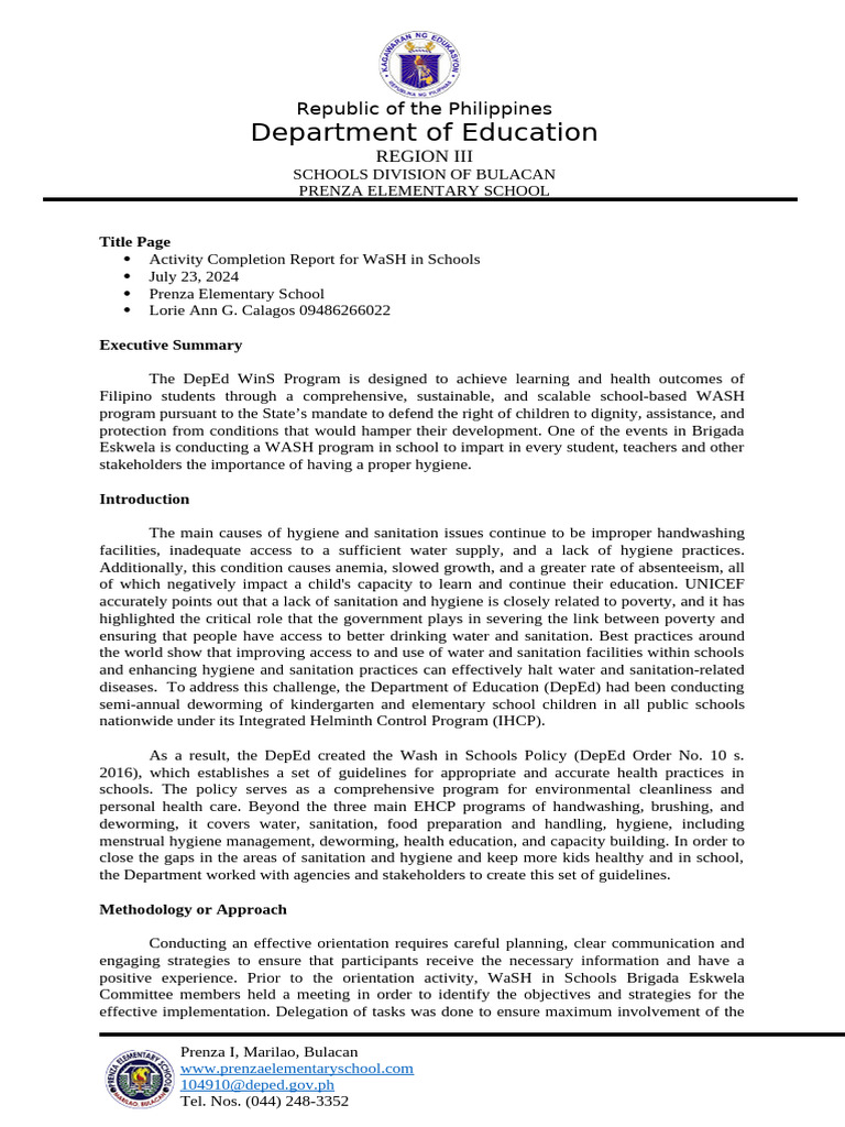 ACR-WinS Brigada Sy2024-2025 | PDF