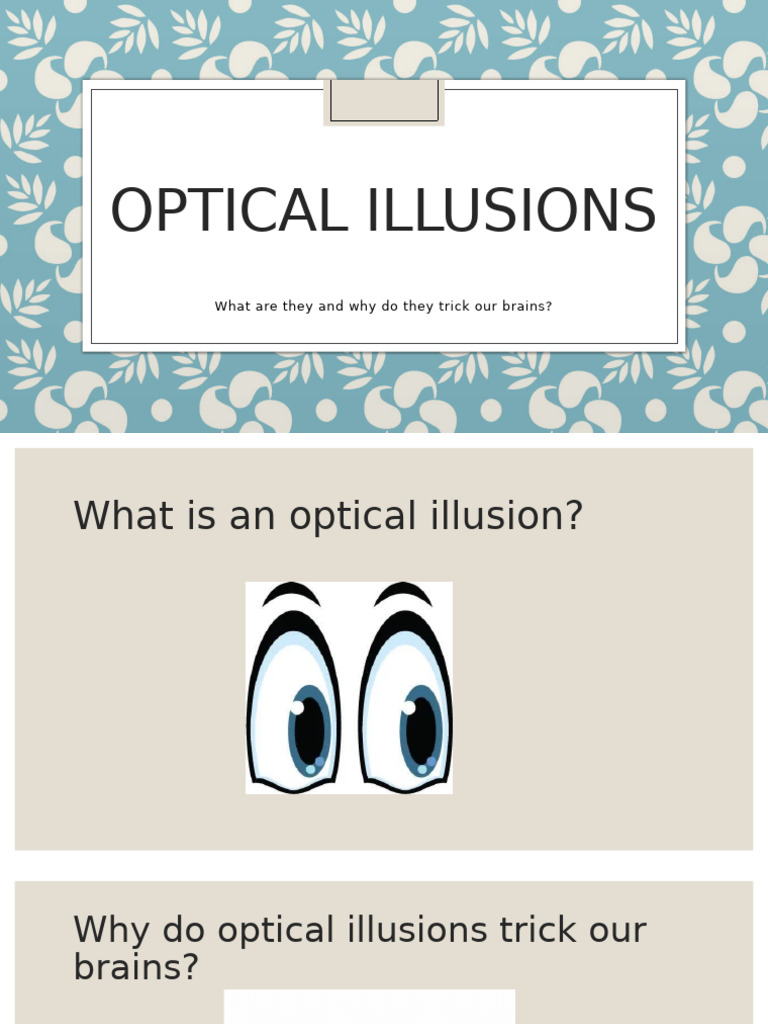 Optical Illusions | PDF