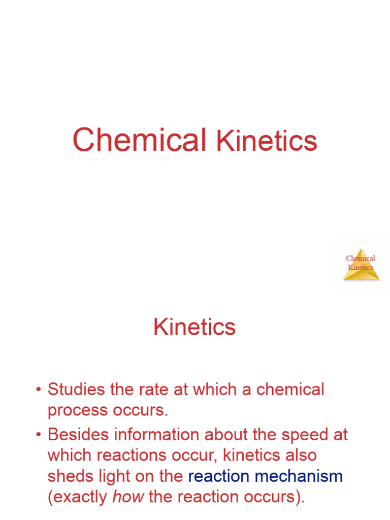 12 Kinetics 1 | PDF