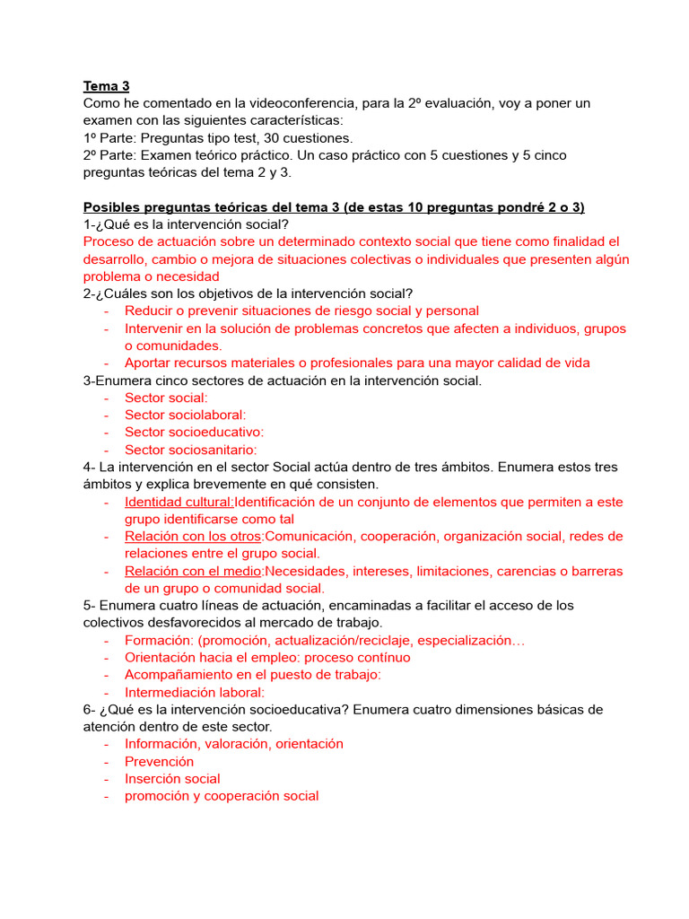 Preguntas Tema 3 | PDF