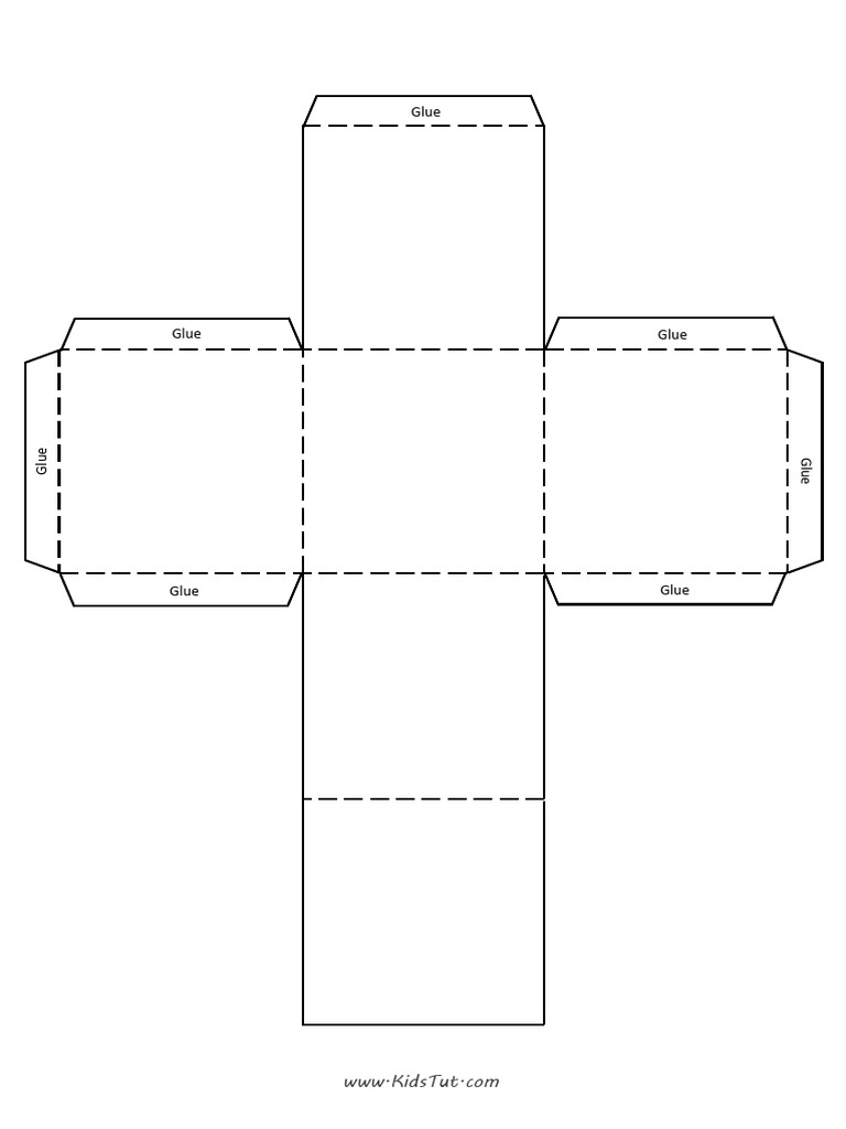 Printable Paper Dice Templates For Kids | PDF