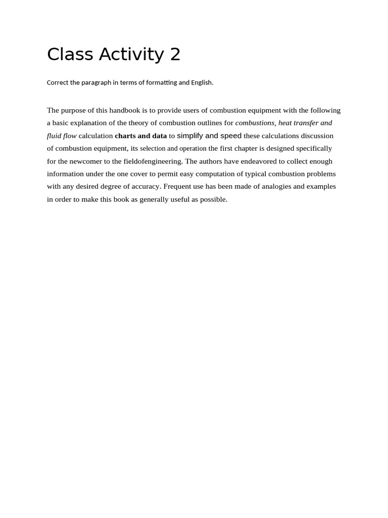 Class Activity 2 | PDF