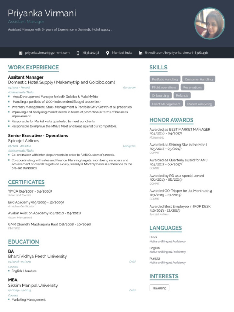 Priyanka's Resume (1) New | PDF