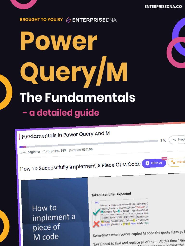 Fundamentals of Power Query and M - A Detailed Guide | PDF | Databases ...