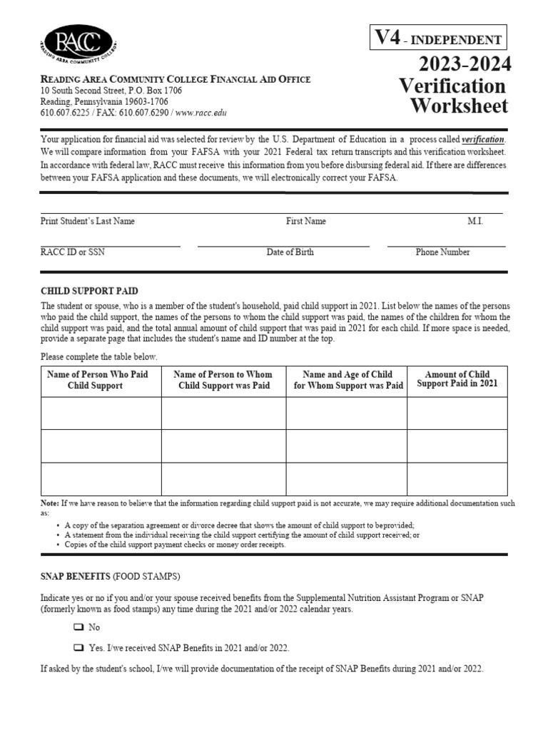 V4 Independent Verification 2023 2024 | PDF