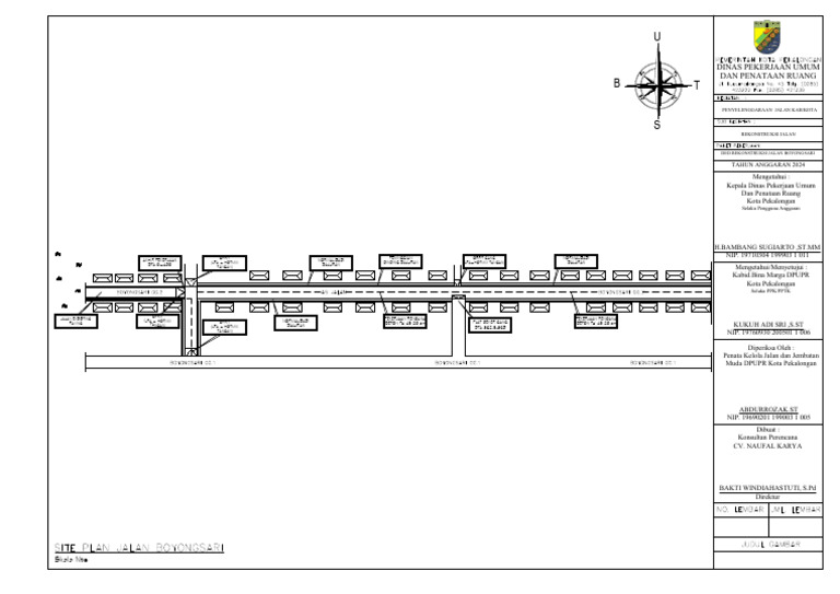 Dinas Pekerjaan Umum Dan Penataan Ruang: Skala Nts | PDF