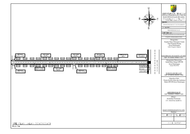 Dinas Pekerjaan Umum Dan Penataan Ruang: Skala Nts | PDF