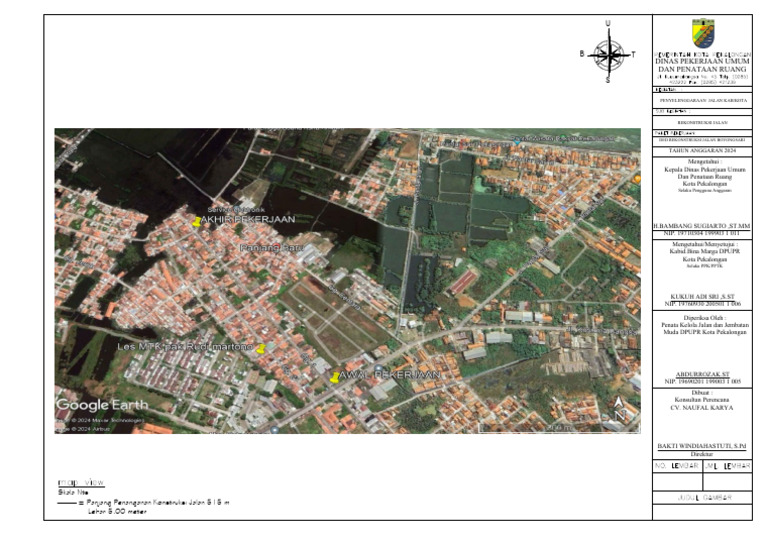 Dinas Pekerjaan Umum Dan Penataan Ruang: Skala Nts Panjang Penanganan ...
