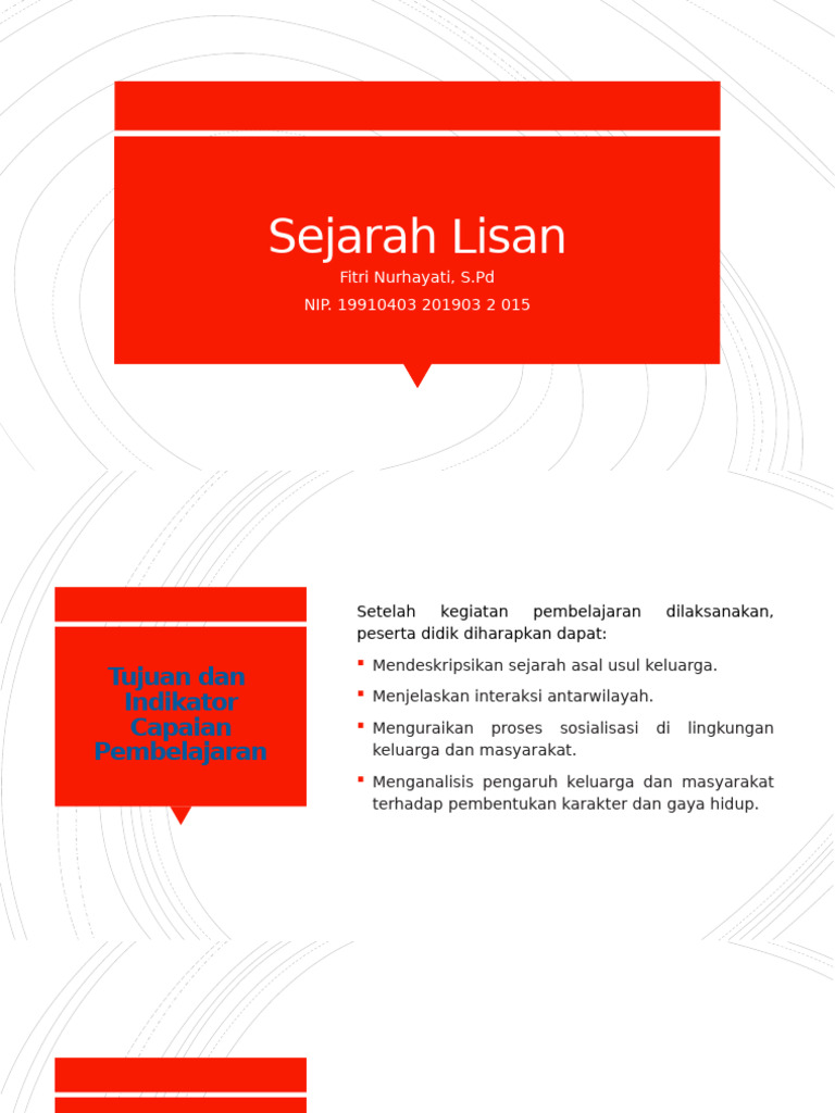 Sejarah Lisan | PDF