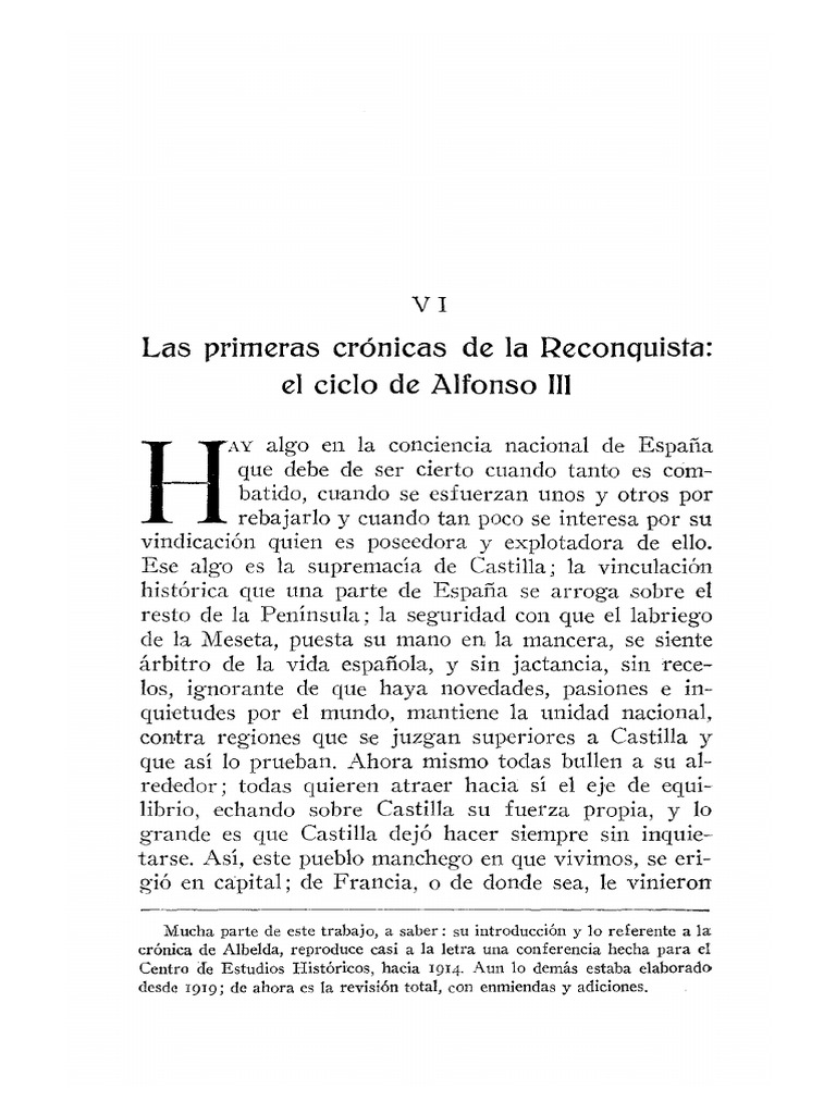Las Primeras Cronicas de La Reconquista El Ciclo de Alfonso III | PDF