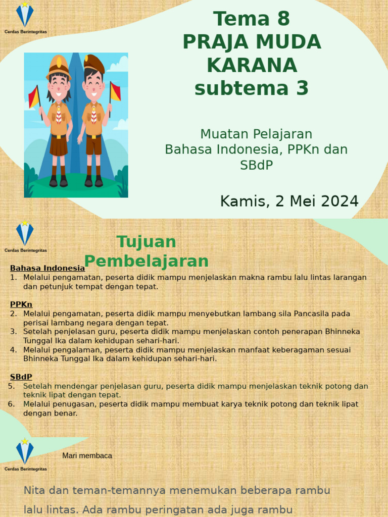 Tema 8 Kamis, 2 Mei 2024 | PDF