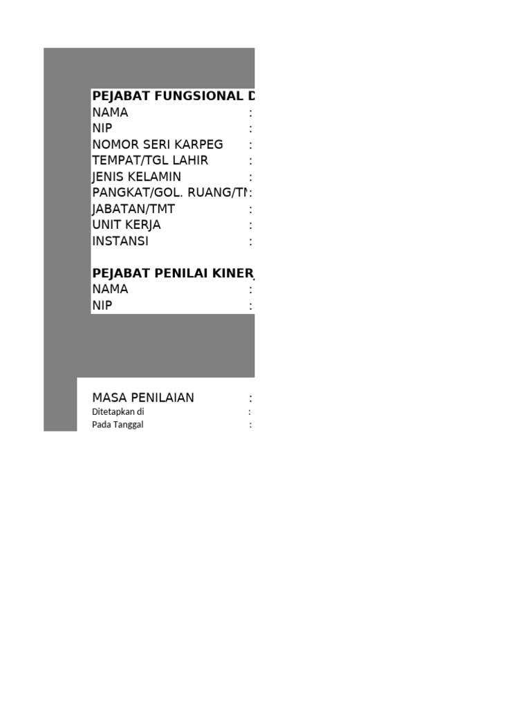 Format Pak Konversi SKP | PDF