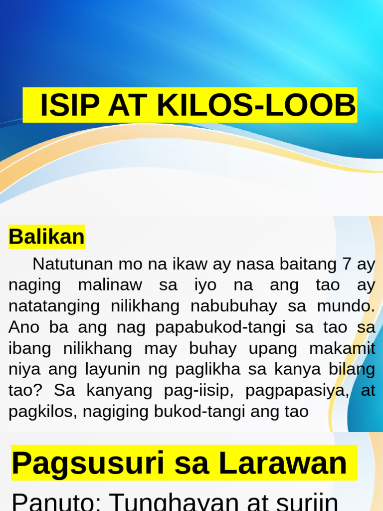 Isip at Kilos | PDF