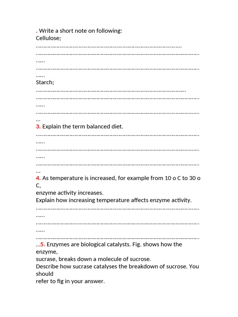 Biology Mock Paper | PDF