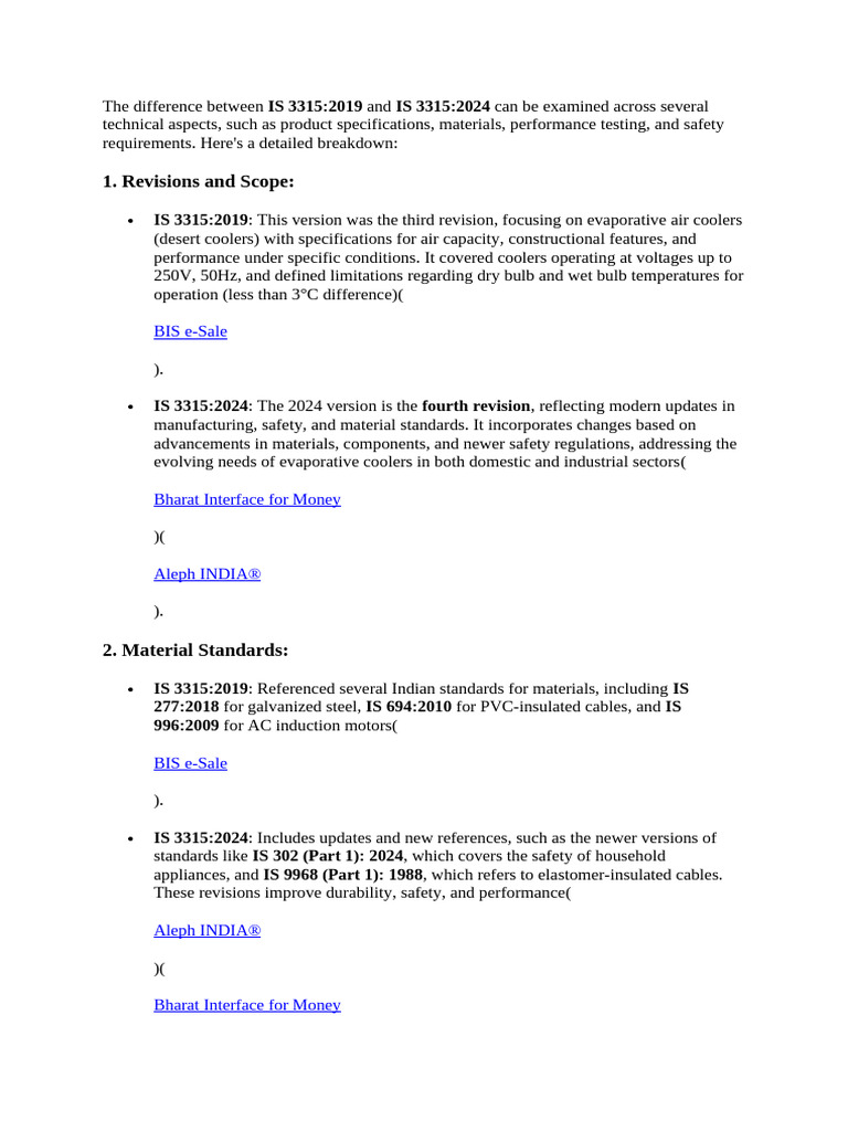 The Difference Between IS 3315 | PDF