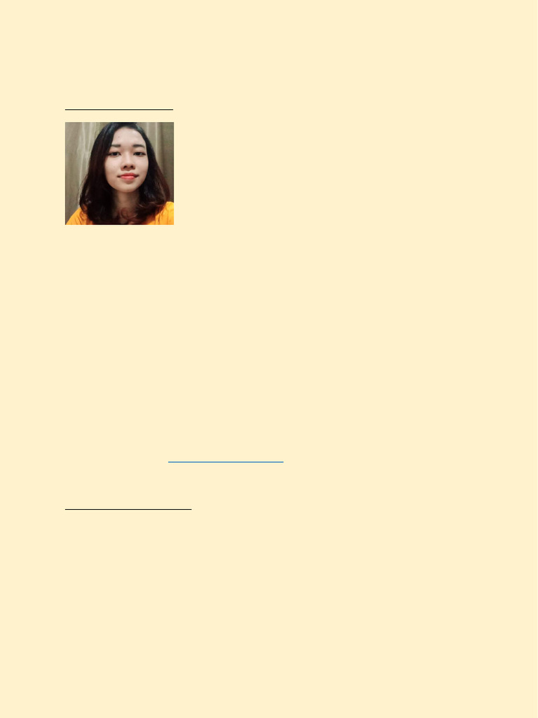 CV Thalia Jocelin Baru | PDF