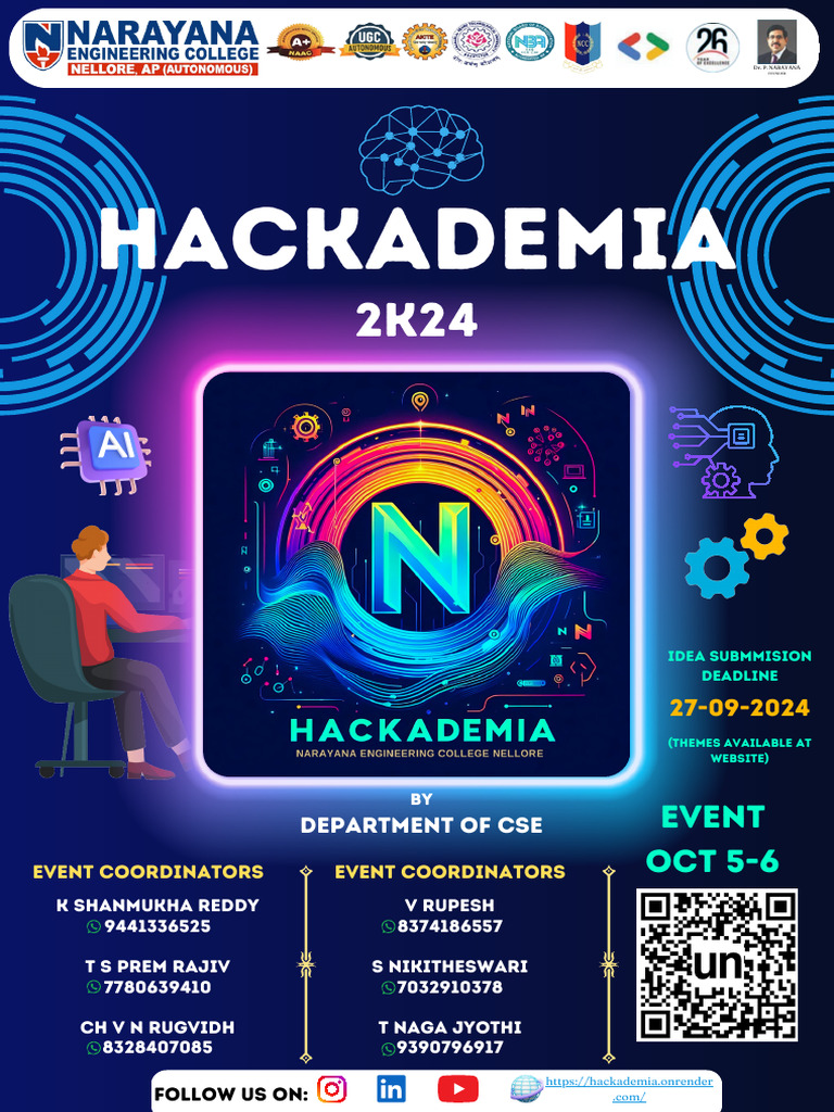Hackademia 2K24 Poster-1 | PDF
