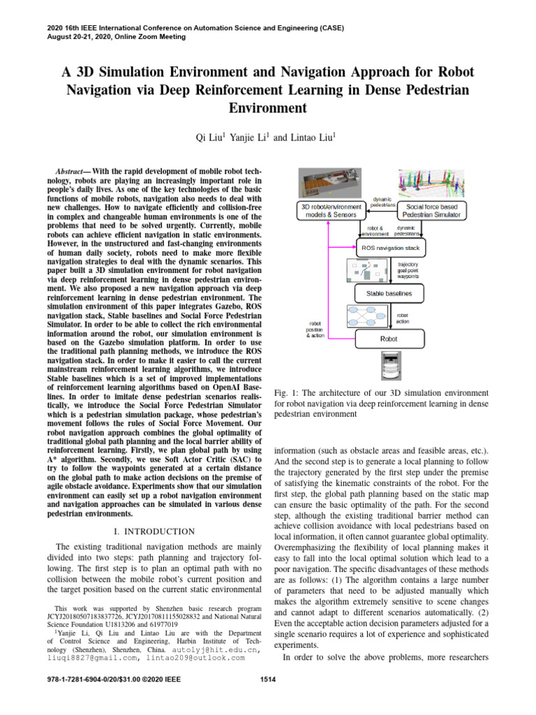 A 3D Simulation Environment and Navigation Approach For Robot ... A 3D Simulation Environment and Navigation Approach For Robot ...