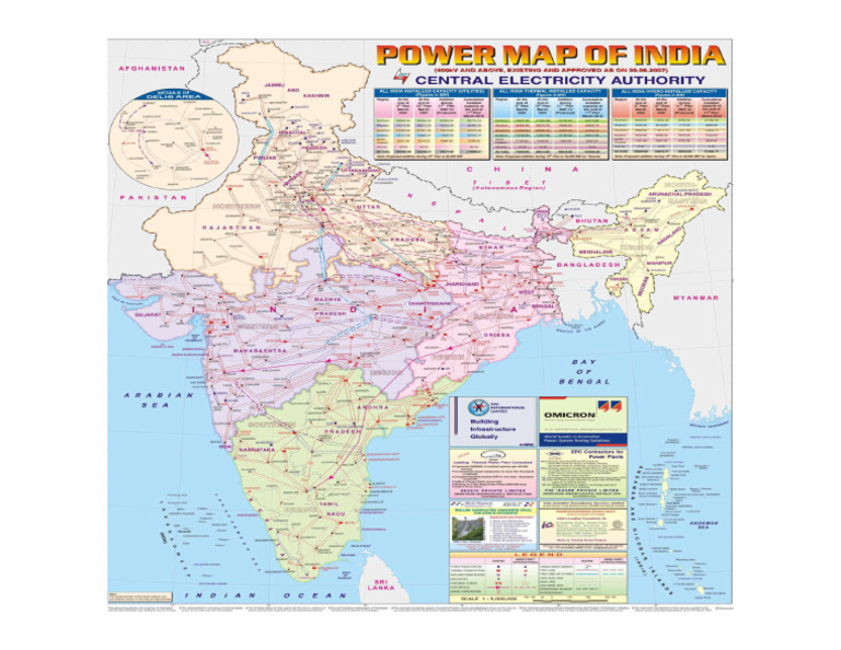Power Map of India | PDF