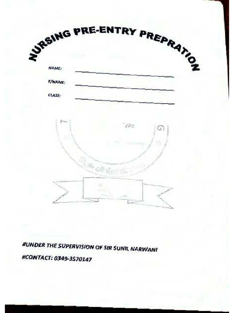 Pre Nursing Entry Preparation | PDF