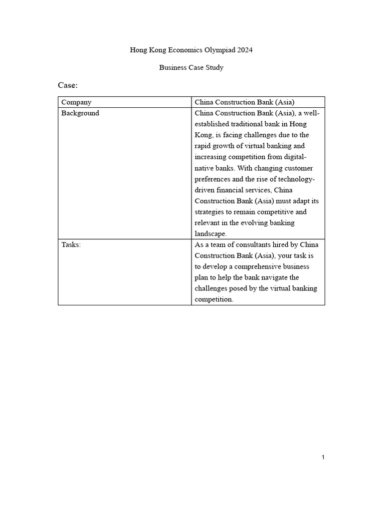 HKEO 2024 Business Case | PDF