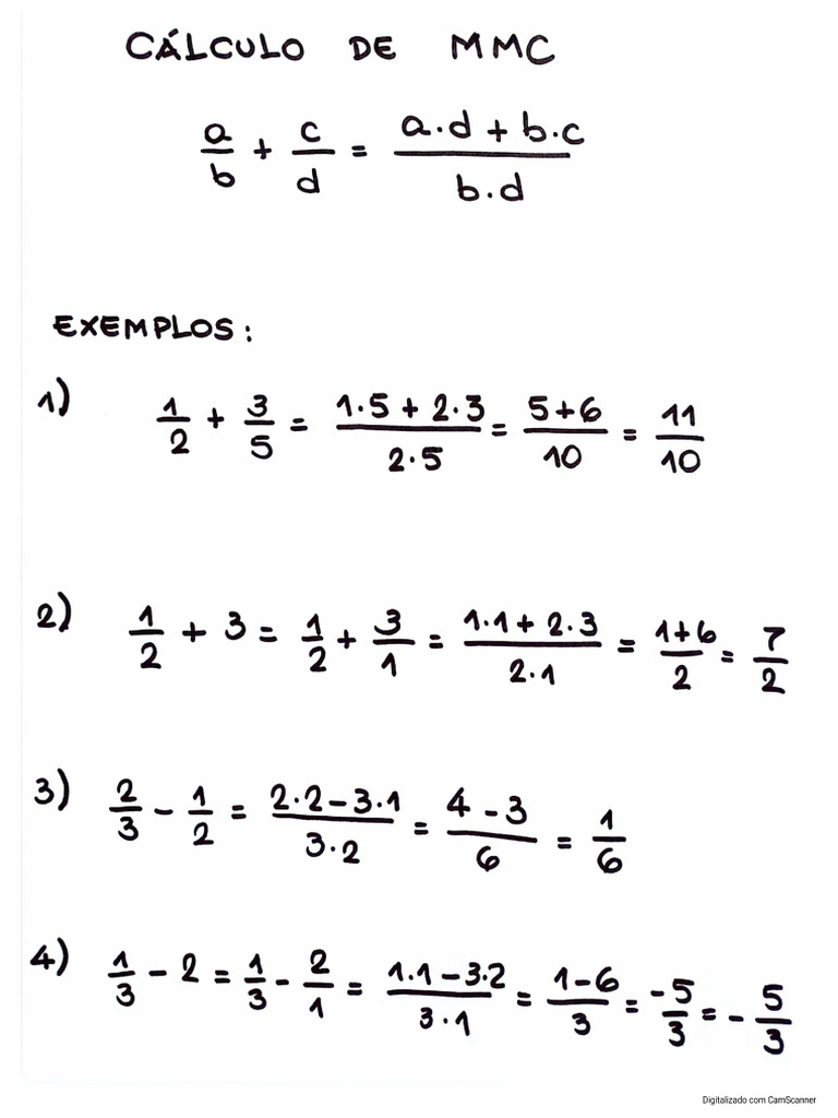 Calculo MMC | PDF