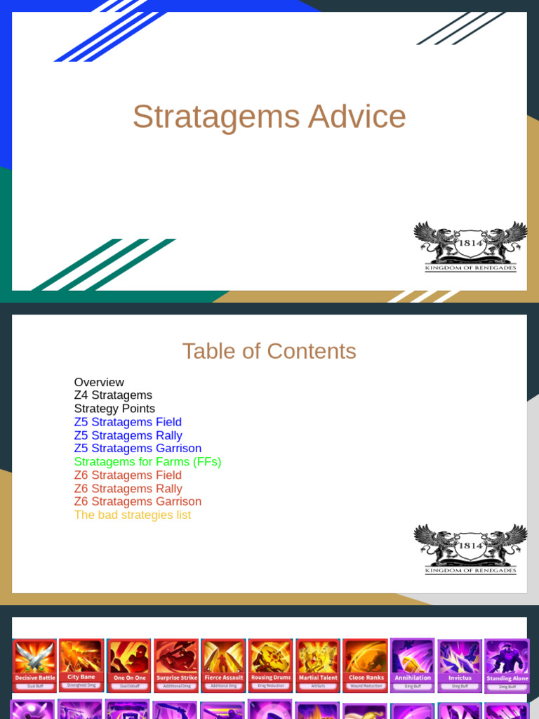 Storm of Stratagems 1 | PDF