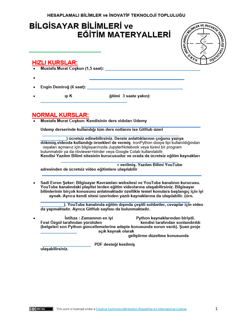 Python3 Egitim Materyalleri Giris | PDF