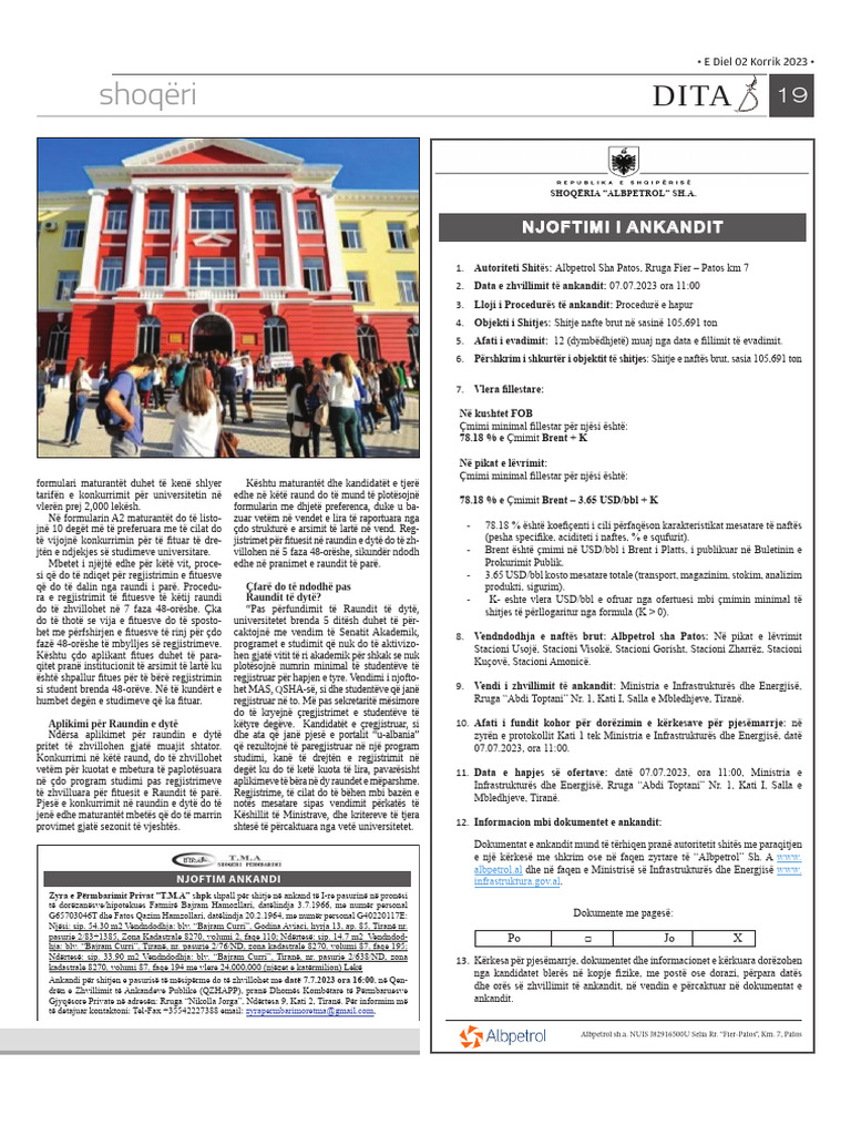 02 Korrik Albpetrol | PDF