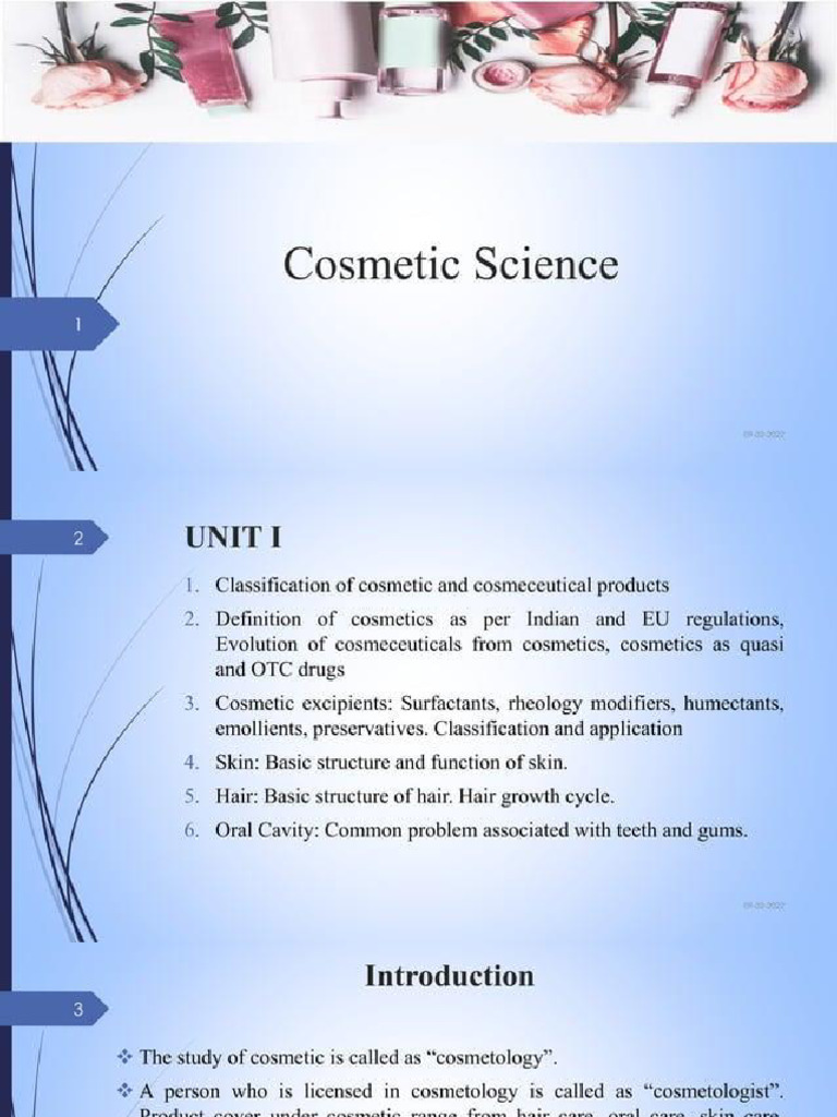 Cosmetics Final | PDF