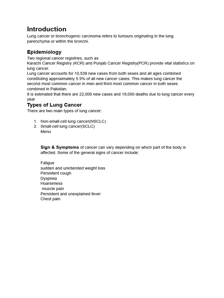 Portfolio CA Lung | PDF | Science & Mathematics