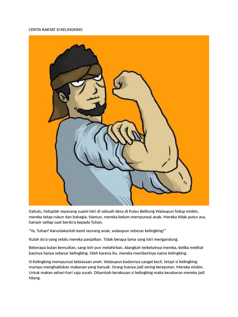 Cerita Rakyat Si Kelingking | PDF