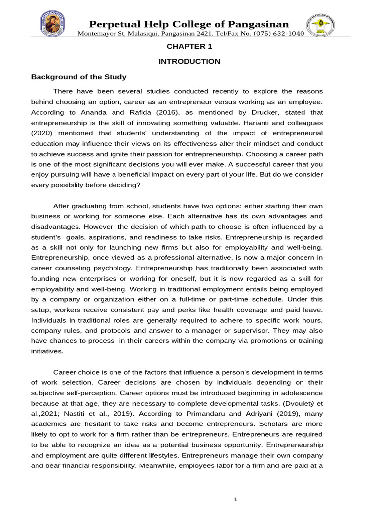 Chapter 1 Research | PDF