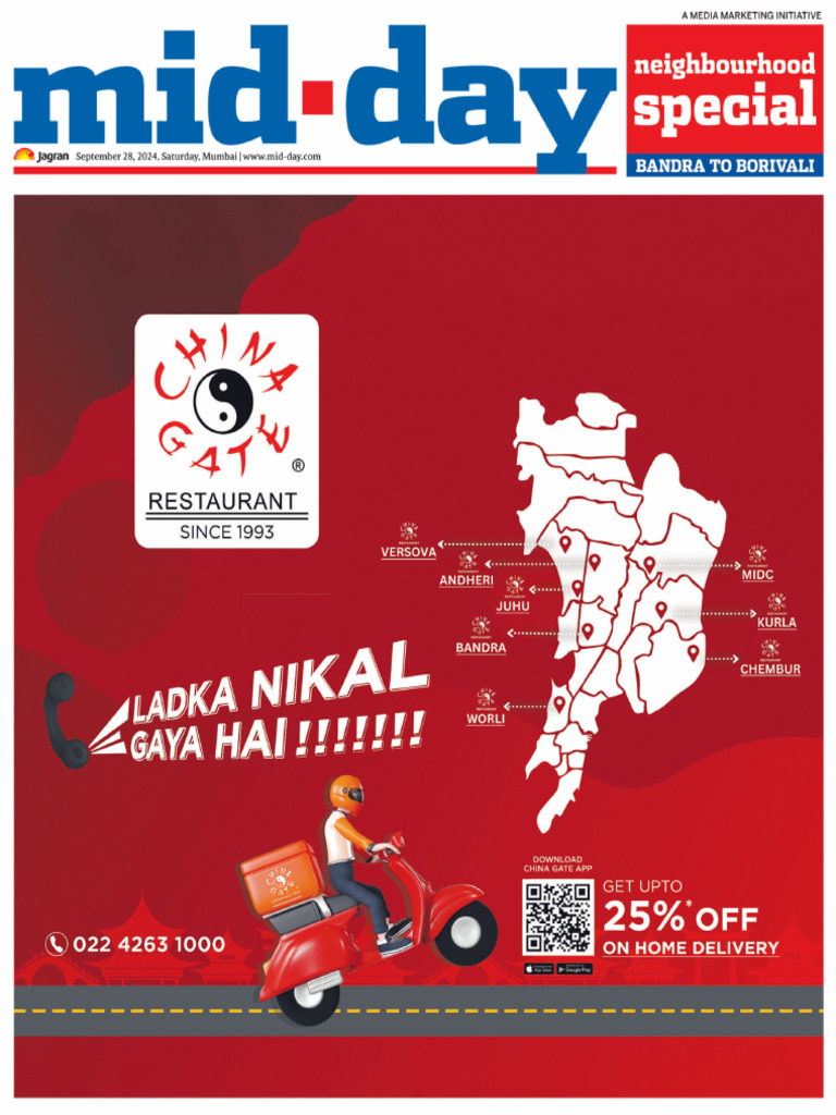 MiD Day English Bandra To Borival 28th September | PDF