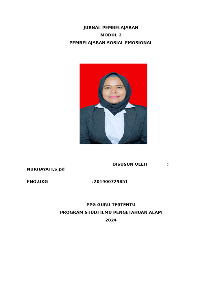 Jurnal Pembelajara1 Modul Dua | PDF