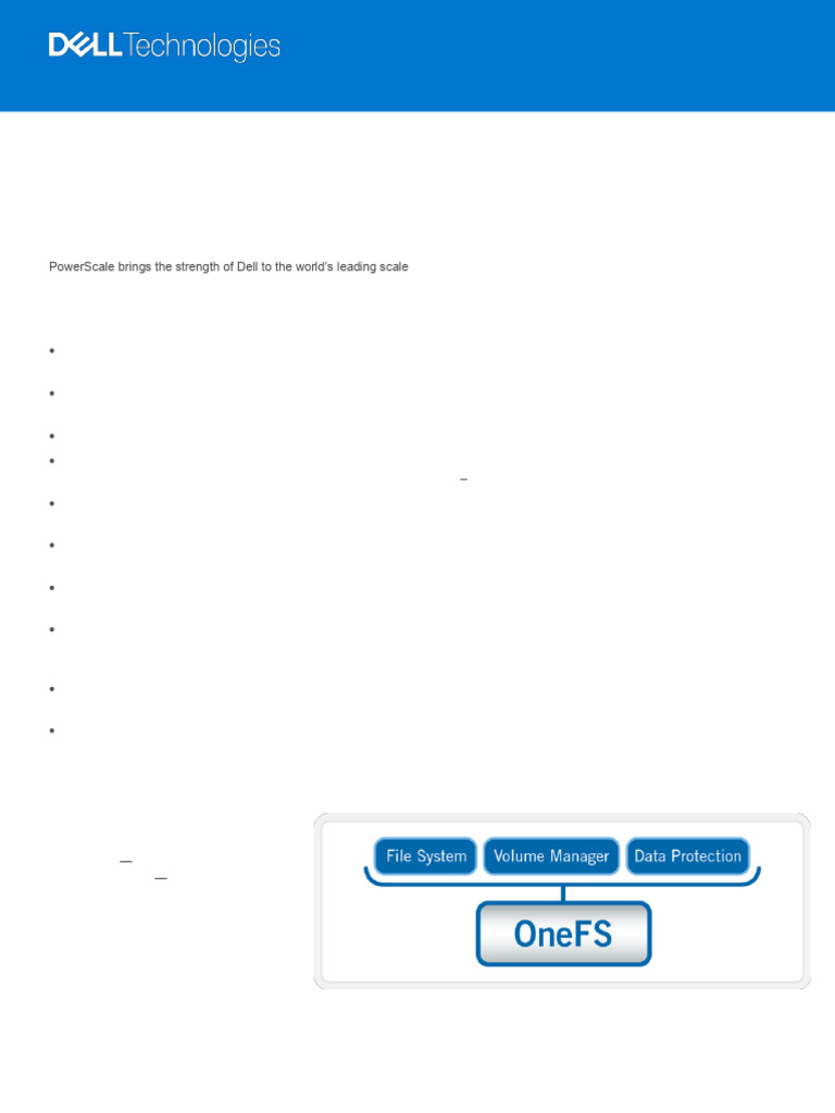 h11757 Ho Powerscale Onefs at A Glance | PDF