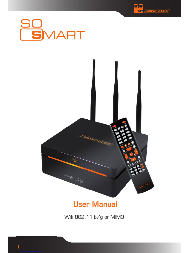 Dane Elec So - Smart Wifi Disco Duro Multimedia | PDF