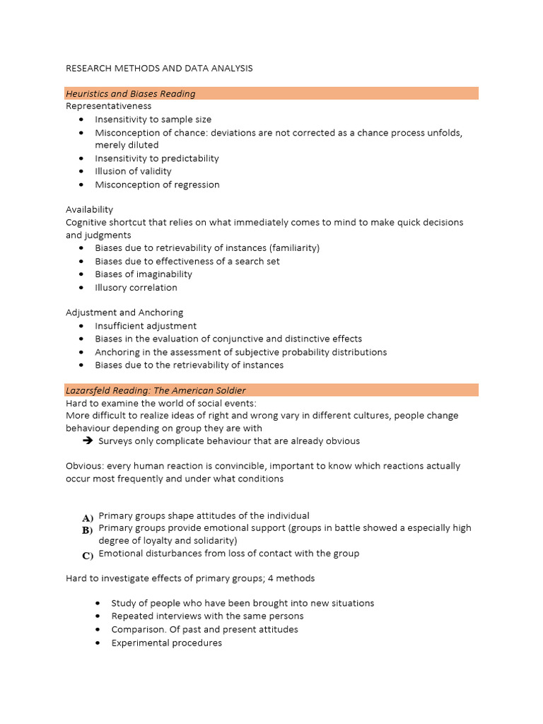 Research Methods and Data Analysis | PDF | Dependent And Independent ...
