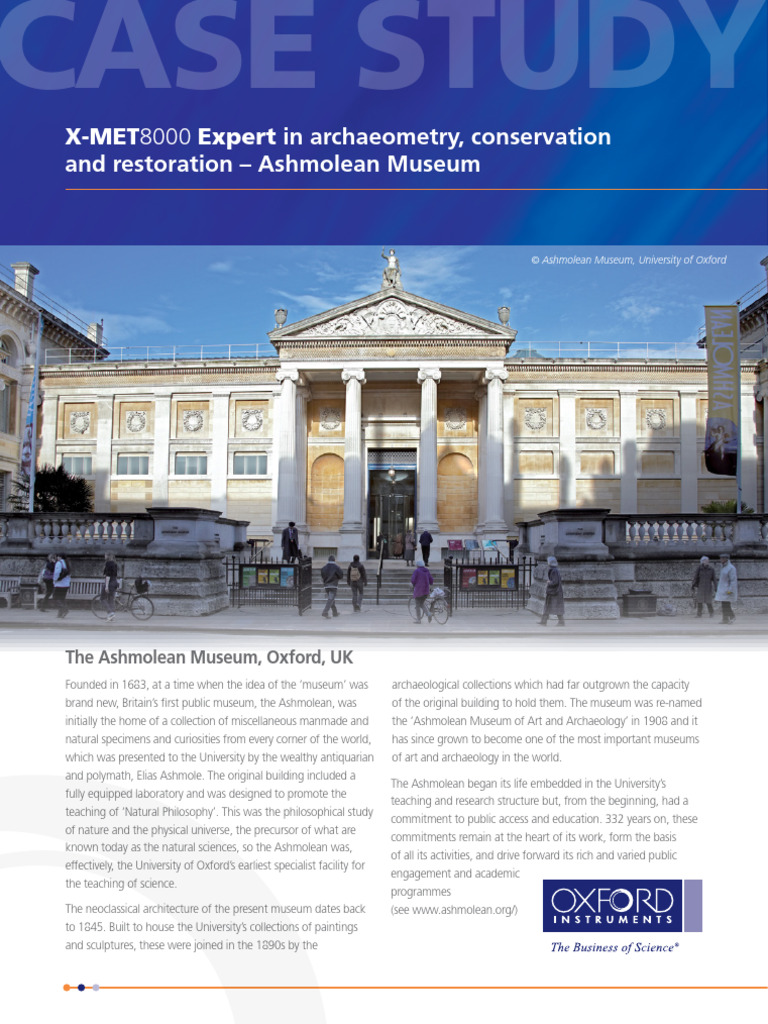 X-MET8000 Case Study - Ashmolean Museum | PDF | Museum