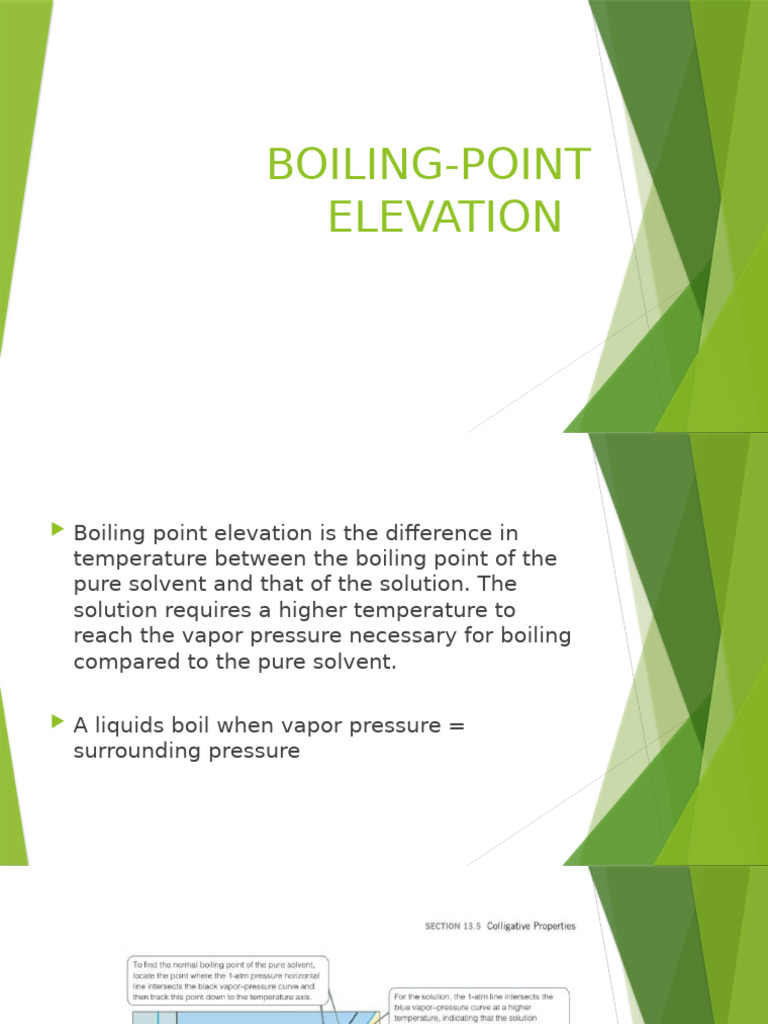 Boiling Point Elevation | PDF