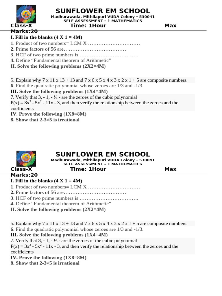 c10 Sa1 Science | PDF