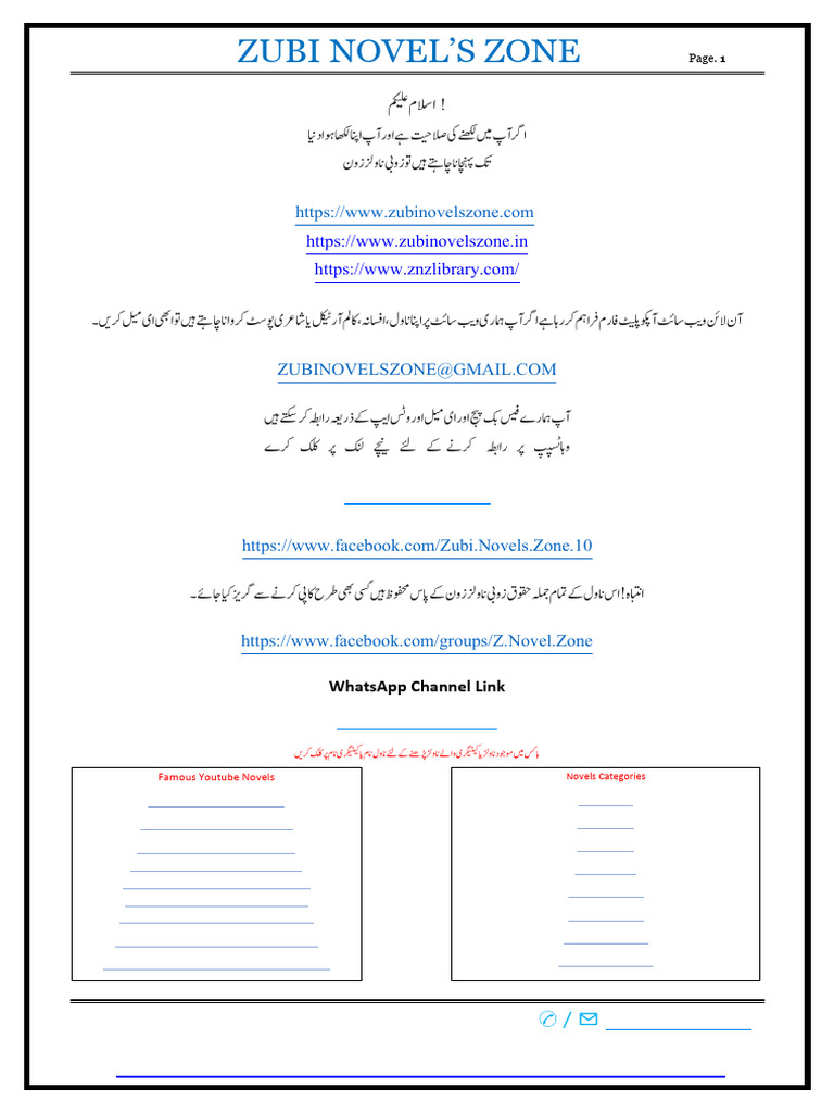 Ashmal by Umm E Hani Writes Complete ZNZ | PDF