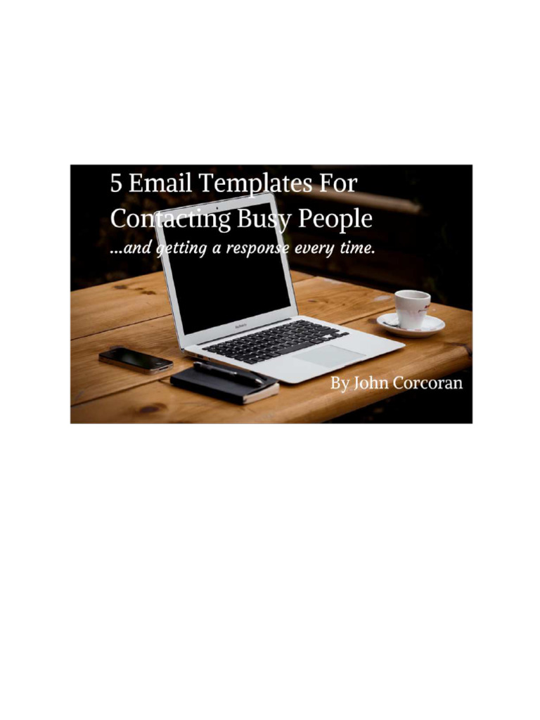 5 Email Templates | PDF