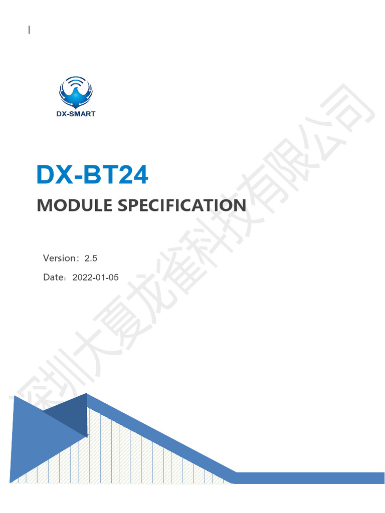 DX-BT24: Module Specification | PDF