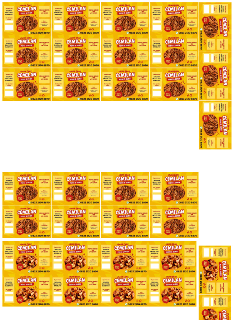 Cetak Label Basreng LPPM | PDF