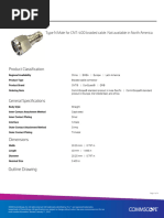 CNT-400 Product Specification | PDF | Coaxial Cable | Electromagnetism
