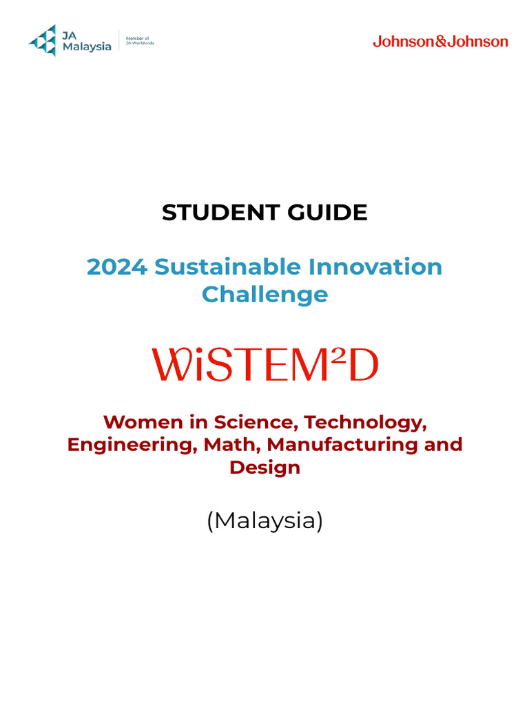 2024 Sustainable Innovation Challenge Student Guide | PDF