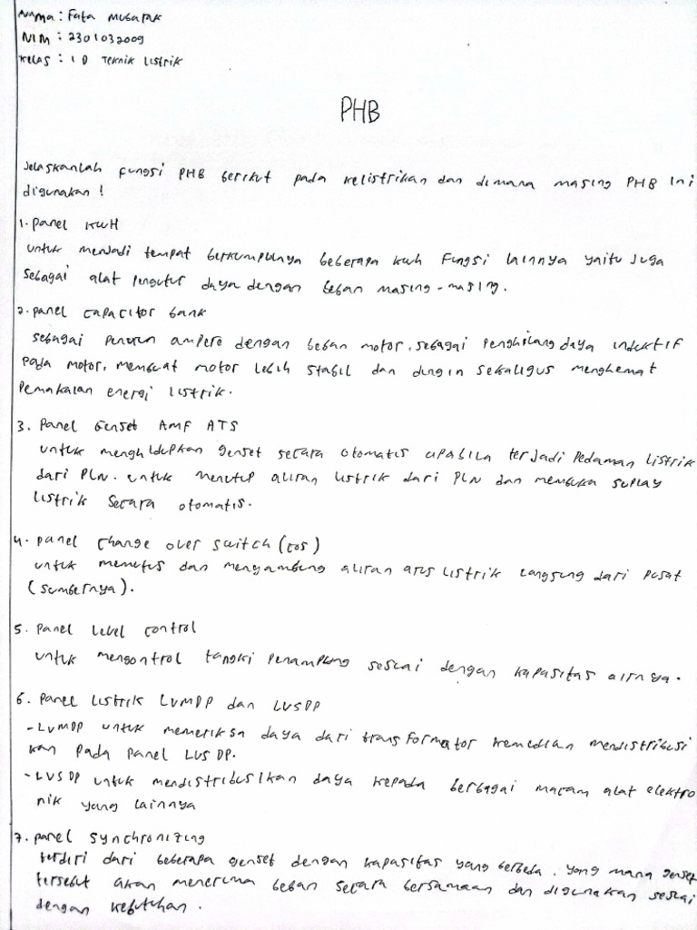 Tugas PHB Fata Mubarak | PDF